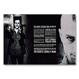 Cakatablo Taxi Driver De Niro'nun Kopyaları Mdf Ahşap Tablo | Tablo