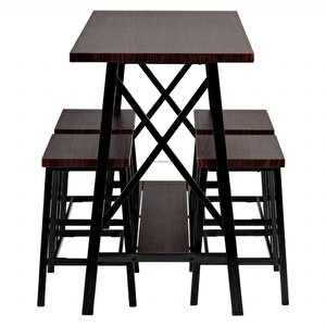 Zizuva Tasarım 4 Kişilik Masa Ve Tabure Takımı | Yemek Masası ve ...