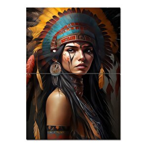 Tablomega Kızıldereli Kız Model Mdf Tablo 70cmx 100cm | Tablo