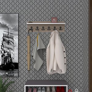 Kenzlife Kenzlife Elbise Askılığı Askılık Vettini Crd 20*070*12 Siyah 6 Adet Askı Portmanto ...