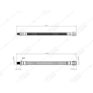 BlueMax Fren Hortumu Arka Merc. C Serıe w204 -c204-x204-sl R230 07 - 14 ...