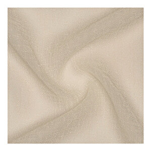 Gauze Fabric Design Folded Bej (orta Pile) Tül Perde | Tül Perde