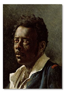 Cakatablo Ahşap Tablo Hüzünlü Siyahi Adam Ve Buğulu Gözleri | 35x50 cm ...