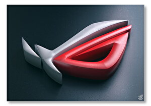 Cakatablo Asus Rog 3d Logo Mdf Ahşap Tablo | 25x35 cm | Koçtaş